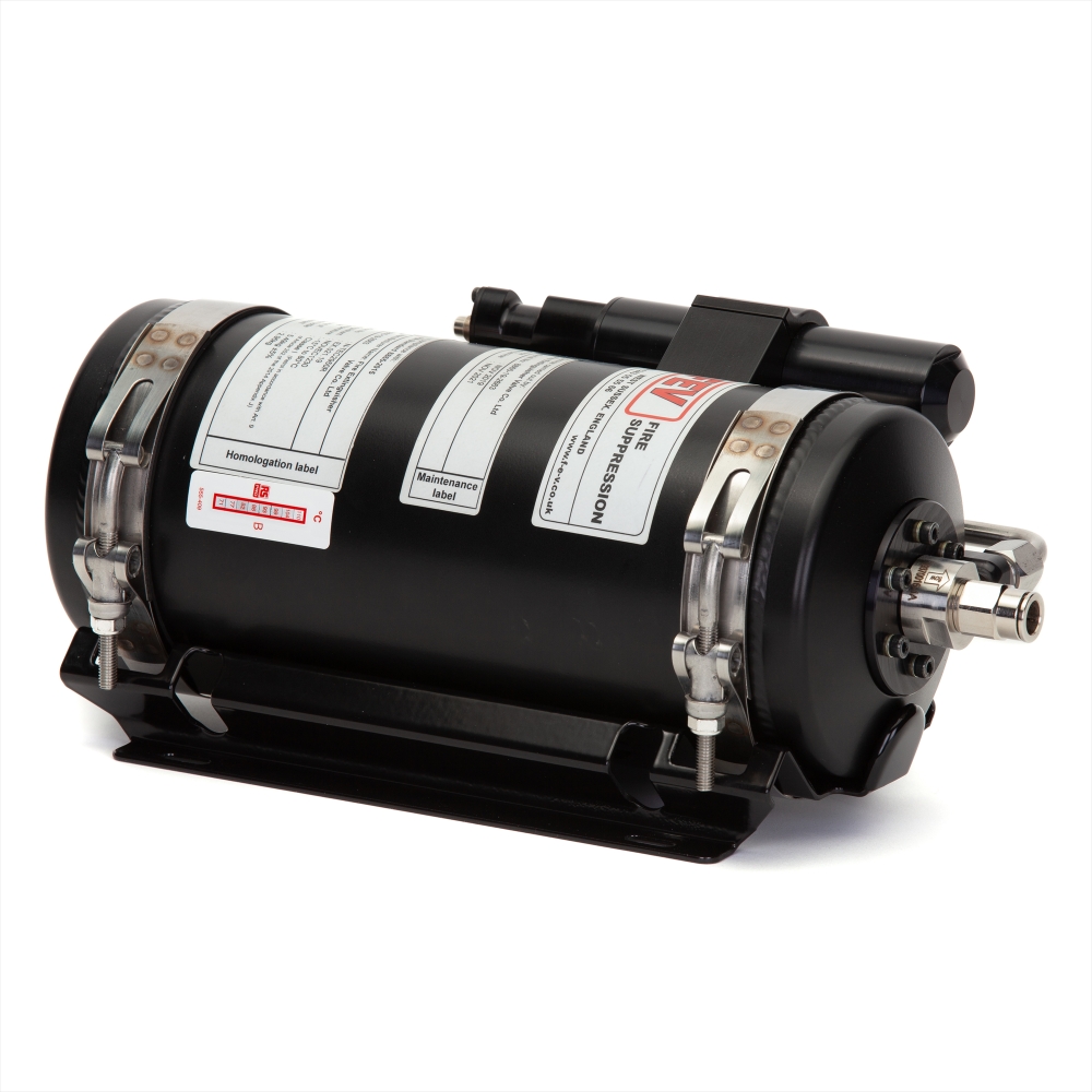 2.95KG NOVEC RC FIRE EXT WITH 3 NOZZLE KIT. N-TEC2950R - Raceparts